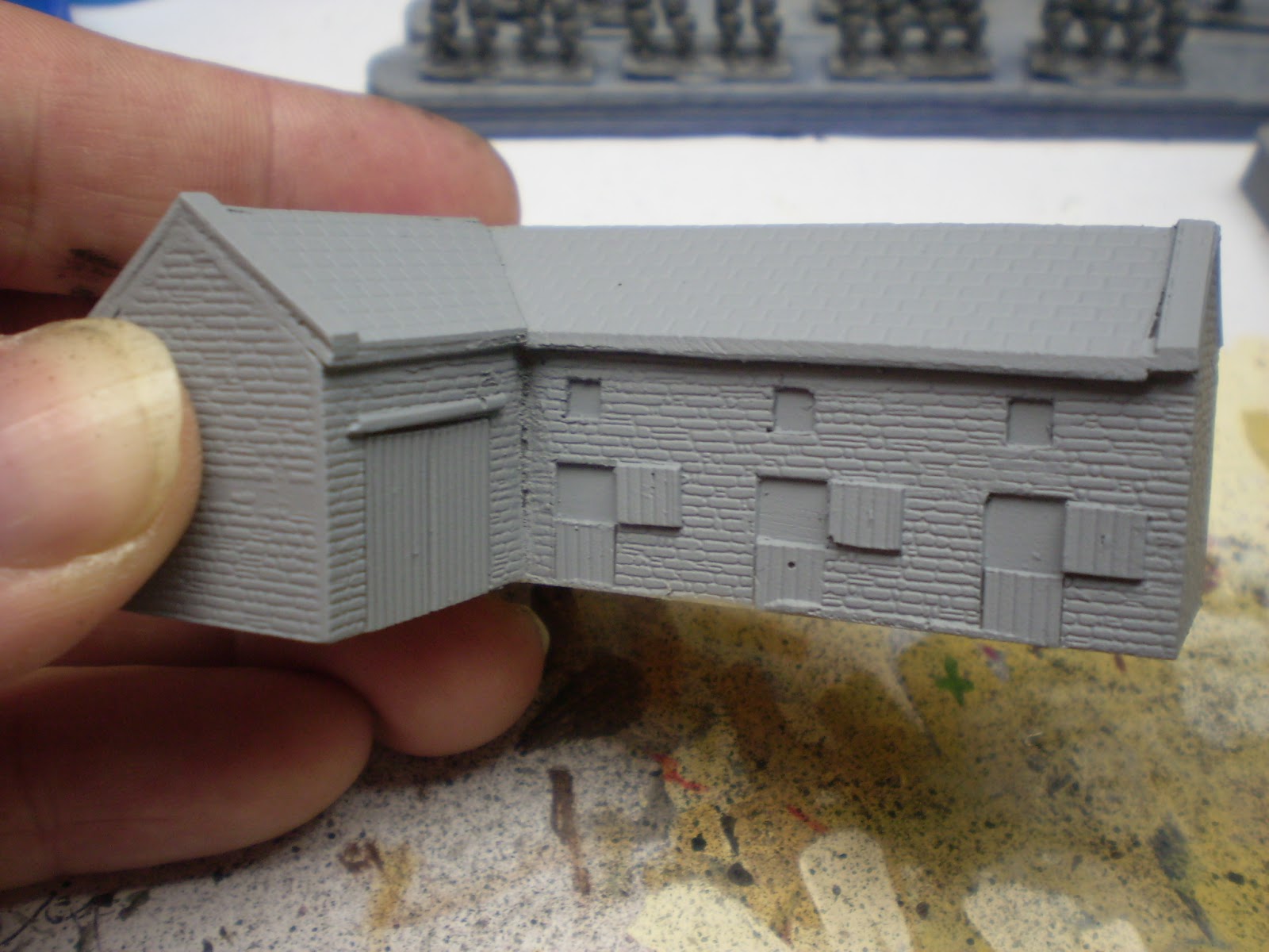 3D Military Art: Quick Painting Tutorial For 6mm Buildings