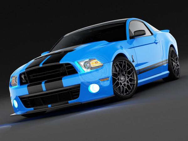 3D.ART.Reactor: 3D Model Mustang Shelby GT500 2013