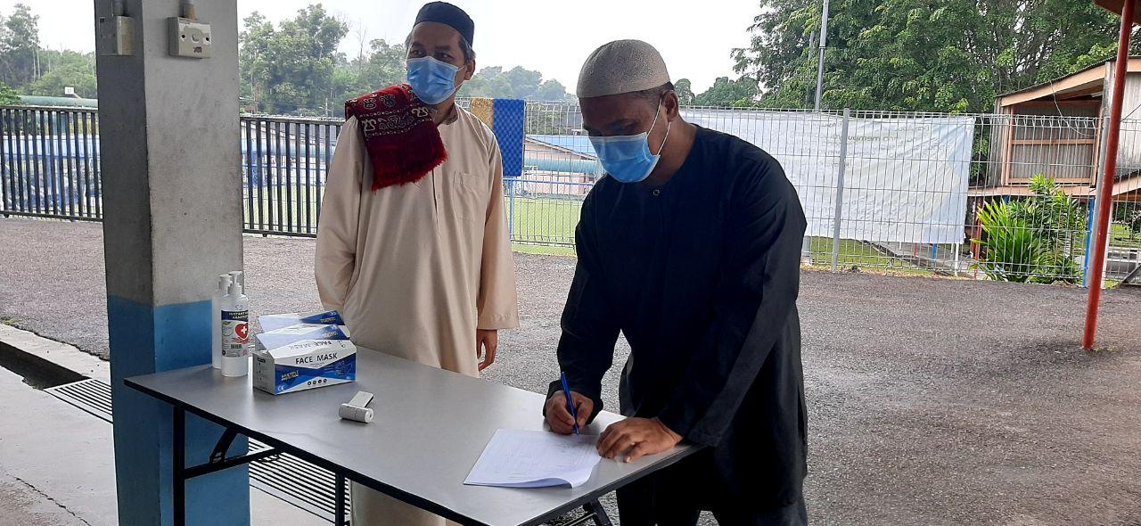 Pengisytiharan Solat Jumaat di Surau al-Ihsan, SM Sains Johor 14 Ogos 2020