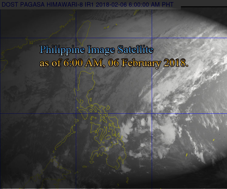 PAGASA Weather Update for today, 06 February 2018. - PH Trending