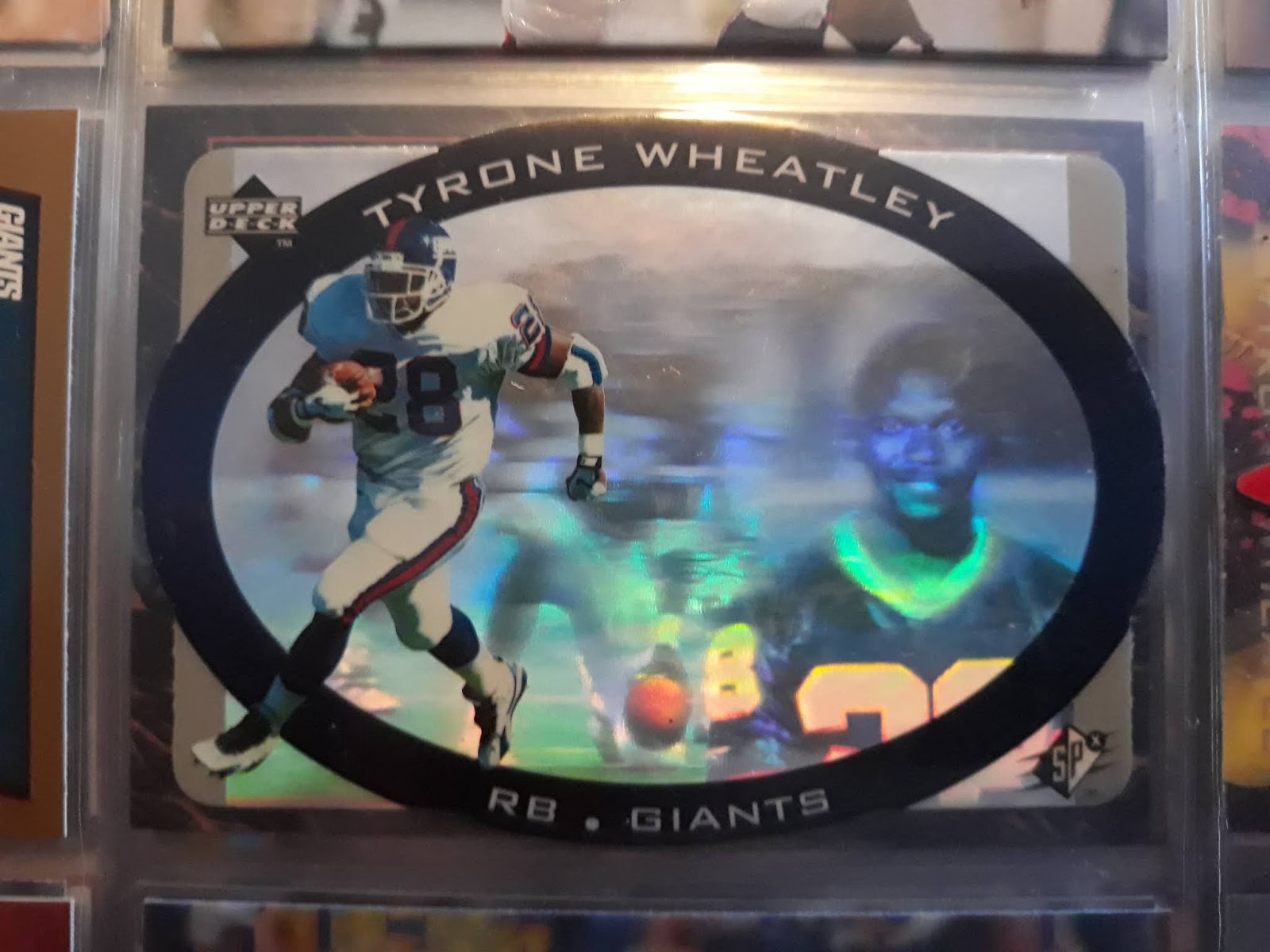 John's Big League Baseball Blog: Football Card Friday... Tyrone Wheatley