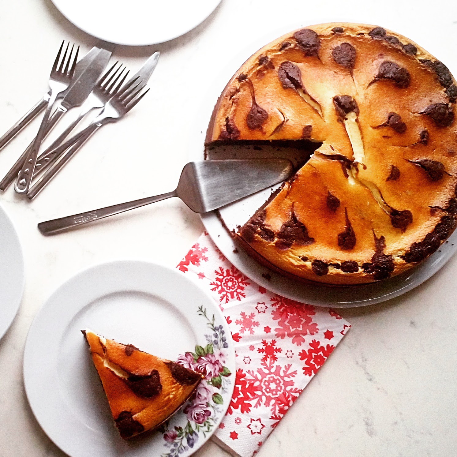 LABNELİ KEK (ya da altı browni üstü cheesecake:) - KÜBRA EMİR