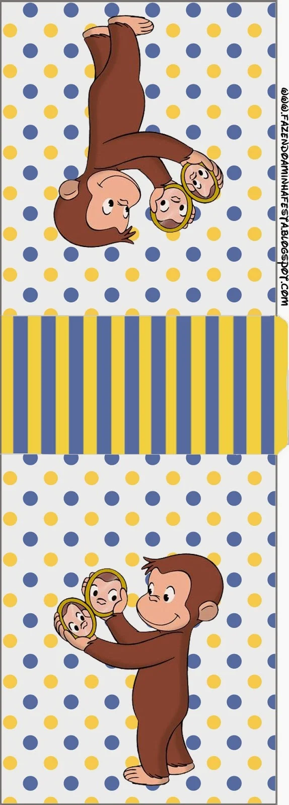 Curious George Water Bottle Labels