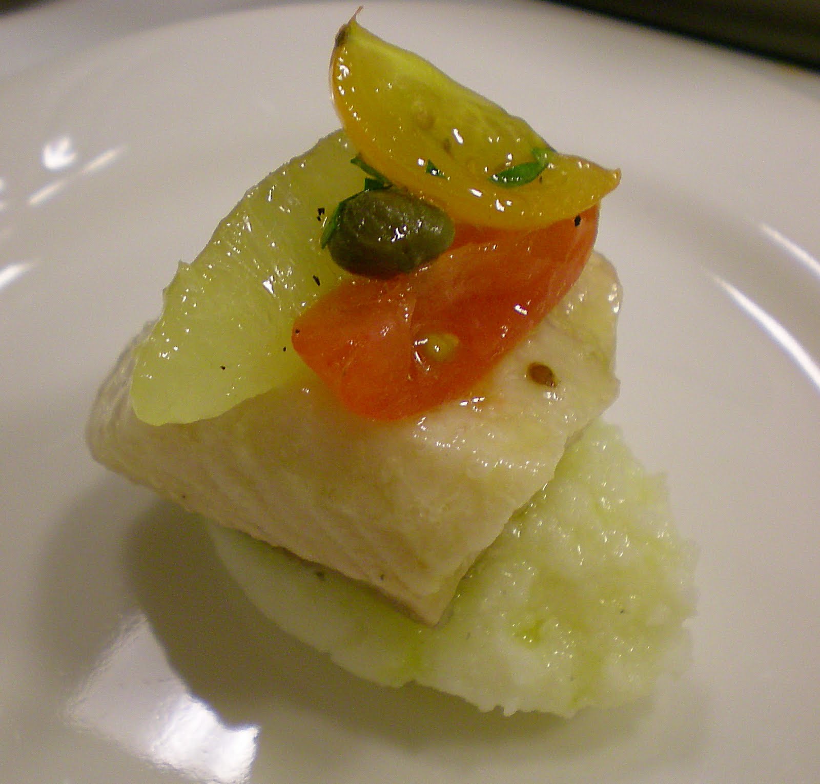 Greg's World on a Plate: Poached Sable Fish with Haddock Baccala