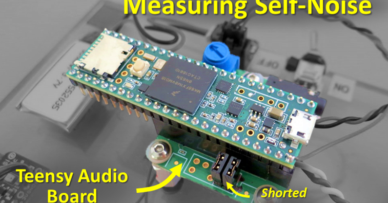 Open Audio: Teensy Audio Board Self-Noise