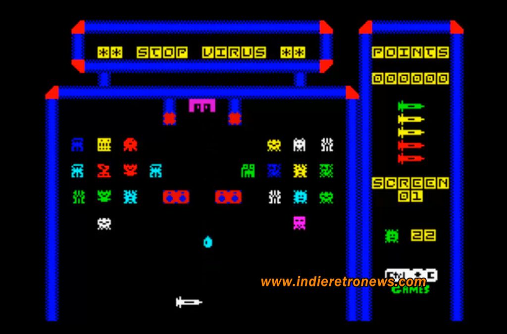 Indie Retro News: Stop Virus ZX - Another Arkanoid/Breakout style game ...