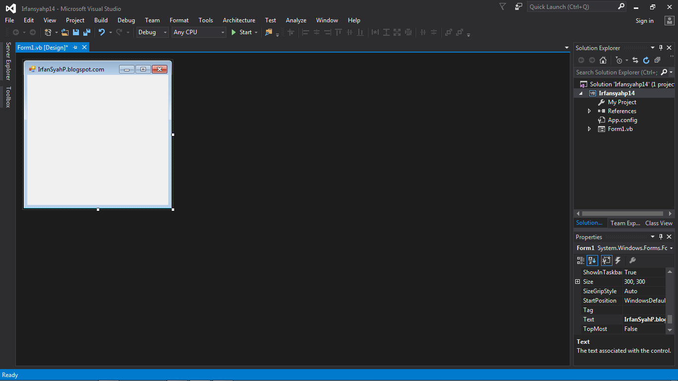 Tutorial Visual Studio 2015 Untuk Pemula