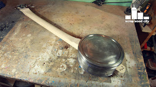 scrap wood city: DIY electric canjo guitar