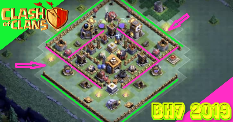 New best BH7 base Layout | Xếp Hall 7 Làng đêm thủ tốt nhất 2019 kèm ...