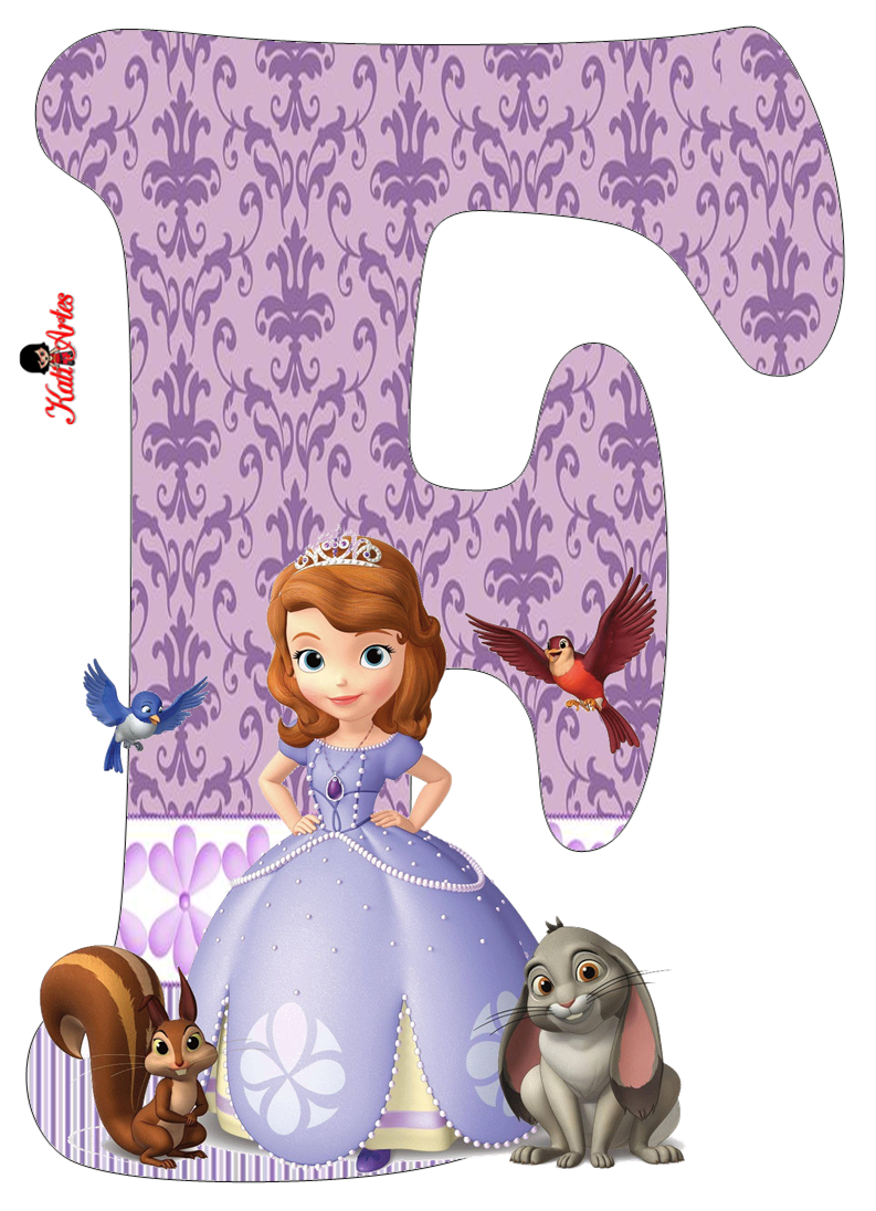 Alfabeto de Princesa Sofía. - Oh my Alfabetos!