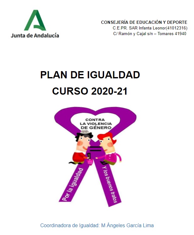 Cole Infanta Leonor : 3. Plan de Igualdad