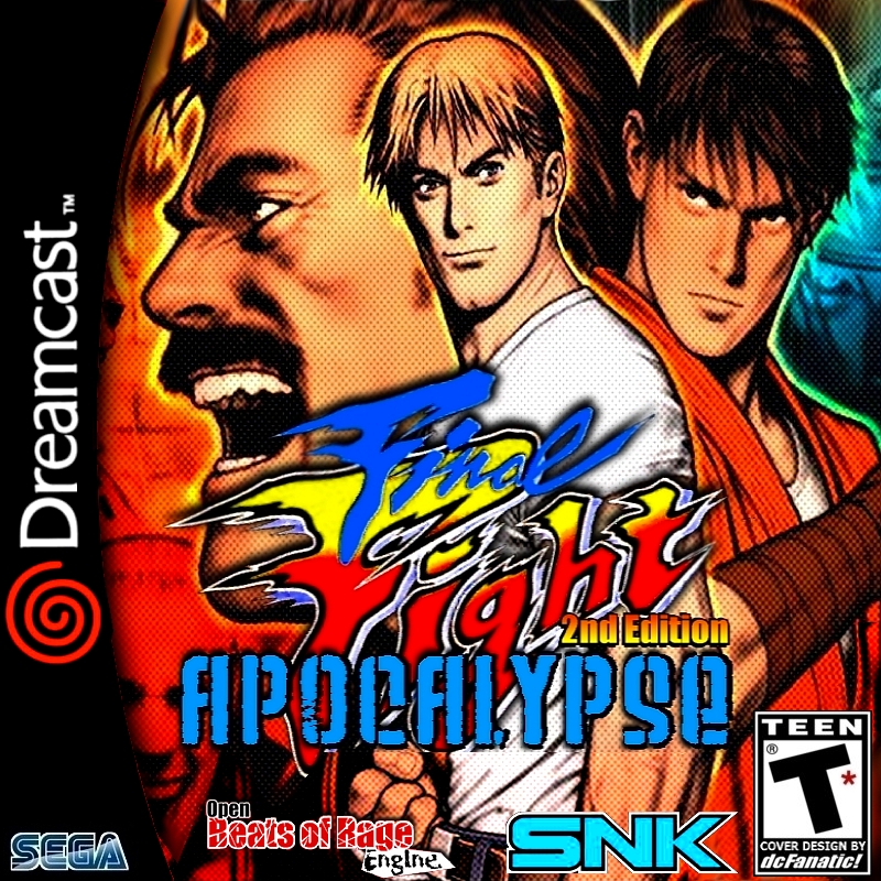 Custom Dreamcast Covers: Final Fight Beats Of Rage Cover Dreamcast