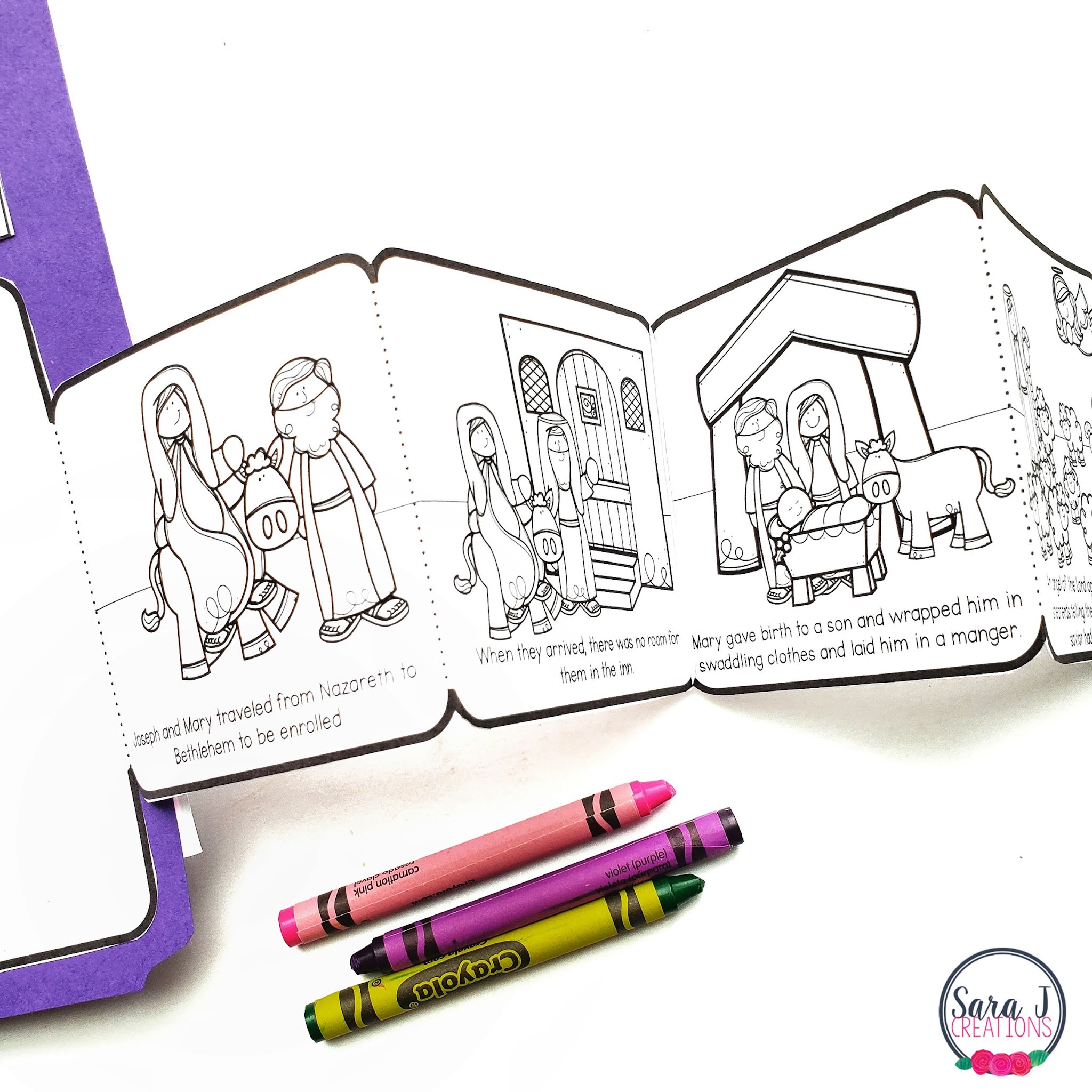 Advent Lapbooks for Catholic Kids | Sara J Creations