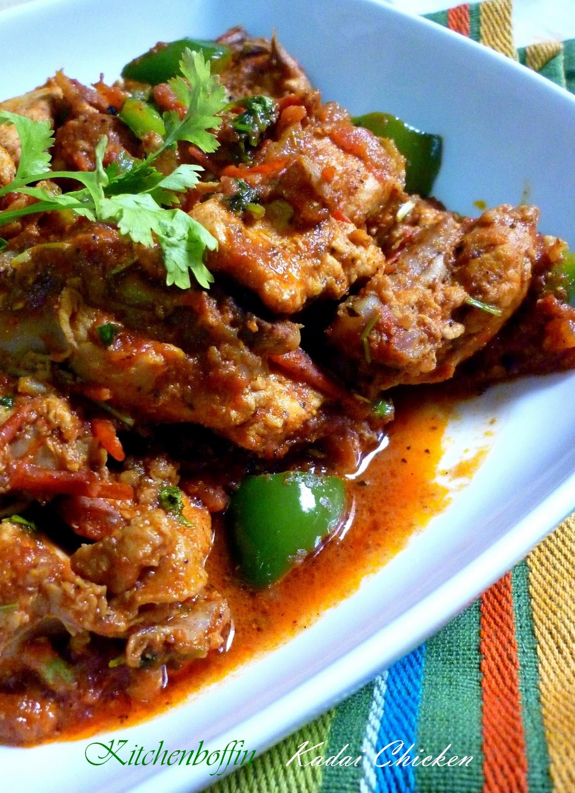 Kitchen Boffin: Kadai Chicken