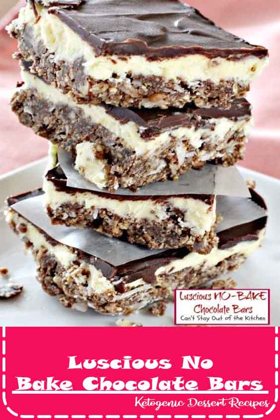 Luscious No Bake Chocolate Bars - Dessert Recipes Dunbar