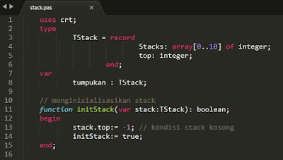 Contoh Program Stack Pada Pascal - Dot Techno