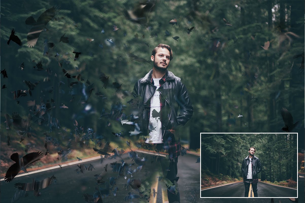 أكشن إحترافي جديد | Crows Dispersion Actions - مبدعي الفوتوشوب