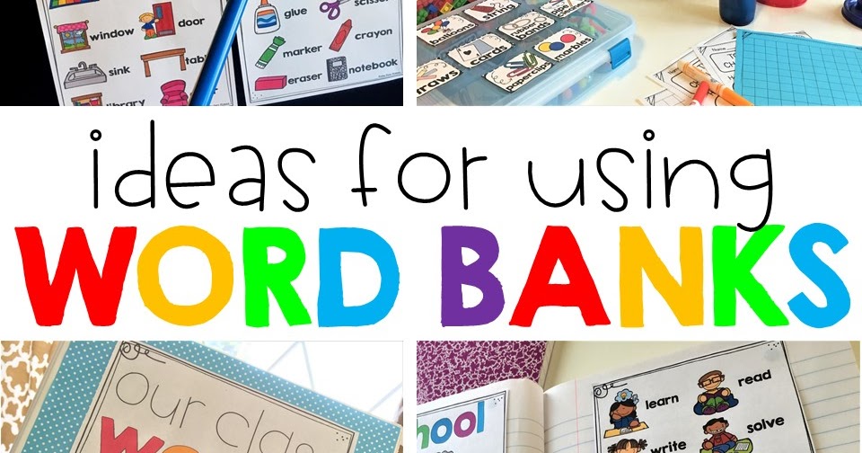 Ideas for Using Word Banks - Polka Dots Please