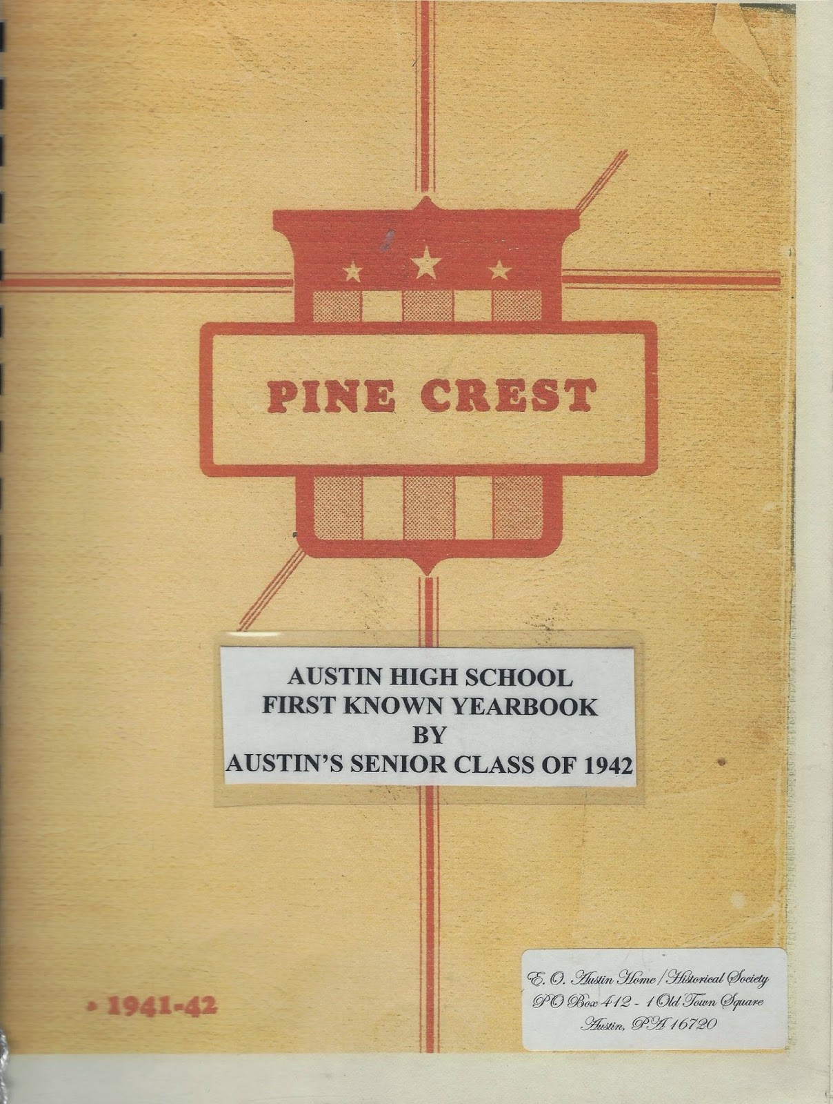 Awesome Austin: 1942 - The First Known Austin High School Yearbook