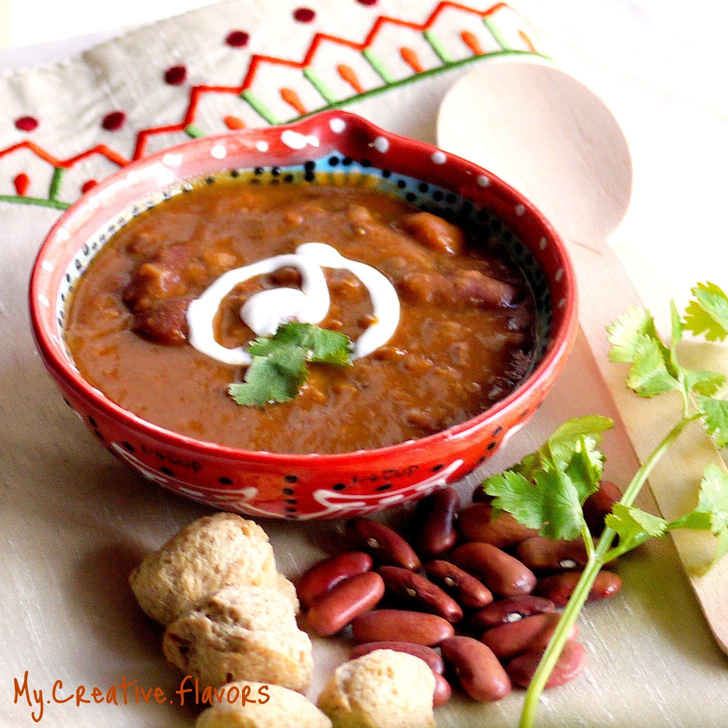 My.Creative.Flavors: Rajma and Pulao Rice for a Lazy Sunday Brunch