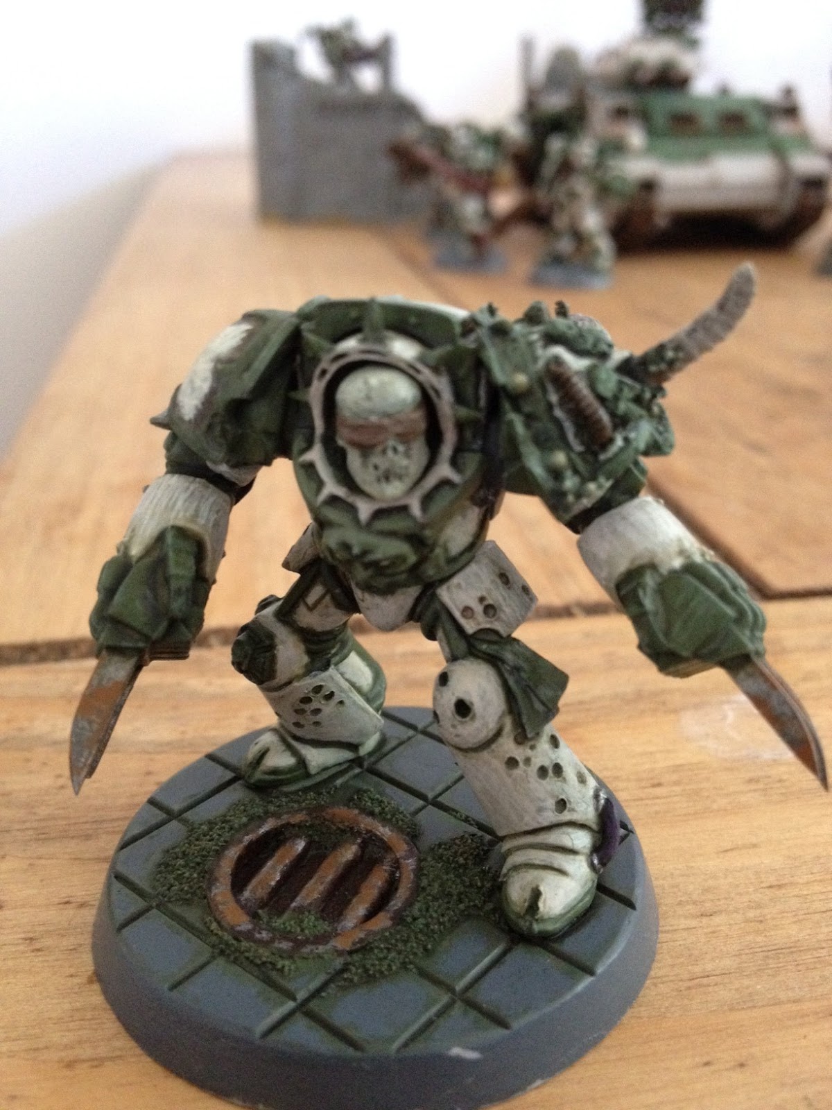Miasma of Pestilence: Death Guard terminator finished