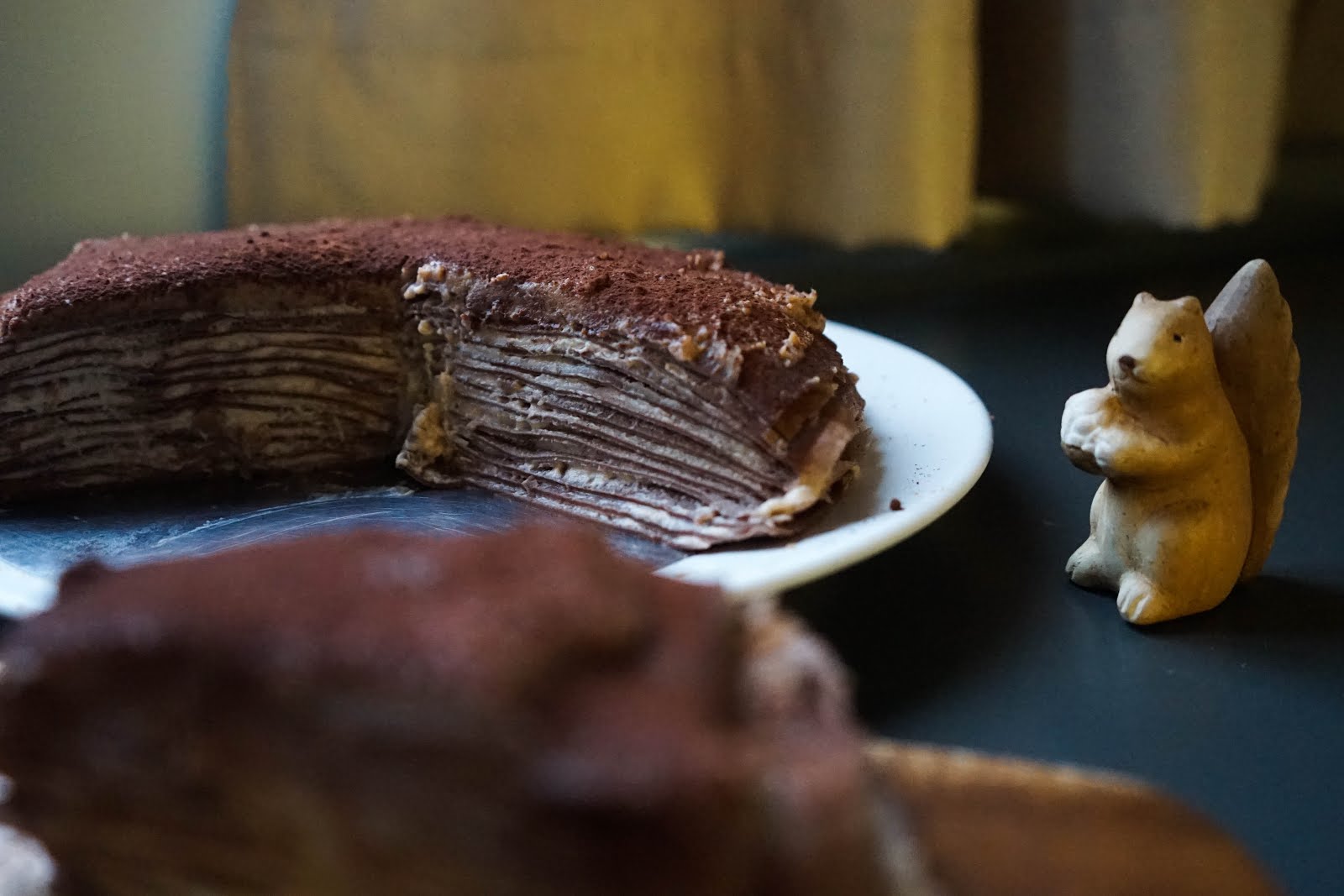 BAKE to BASIC: Chestnut chocolate crepe cake 栗子朱古力千層蛋糕