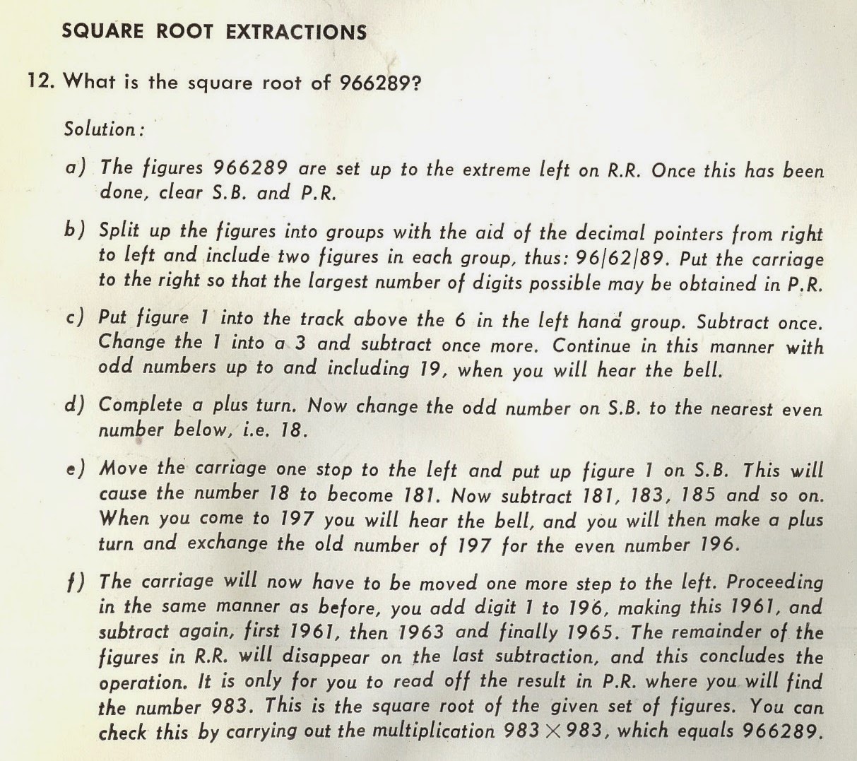Arthur's Blog: Calculating square roots on a pinwheel calculator