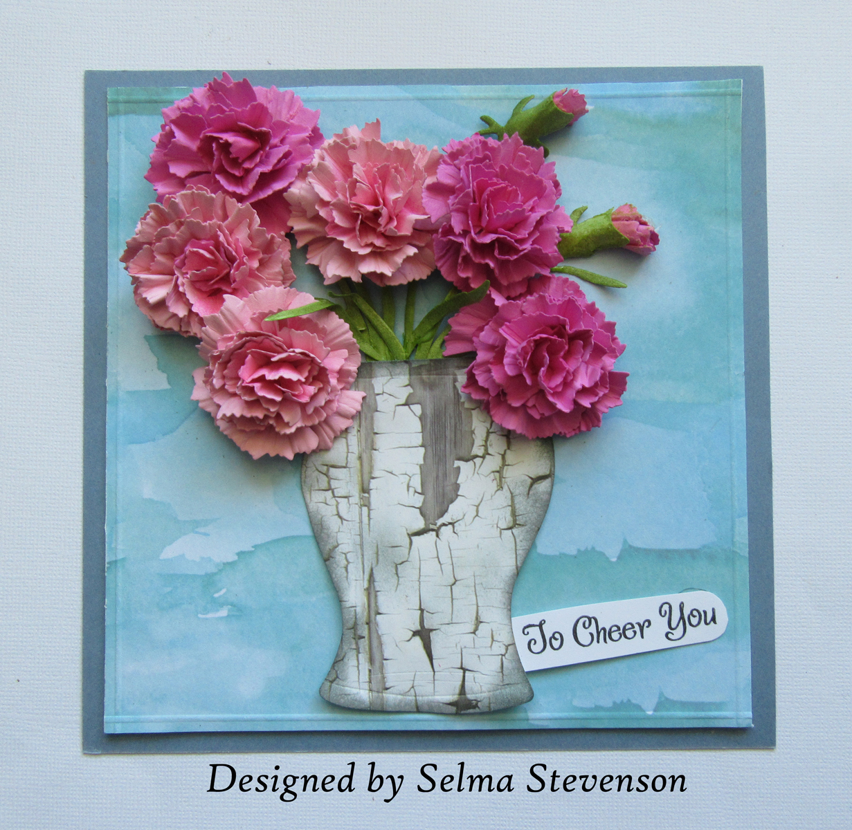Selma's Stamping Corner and Floral Designs: Bouquet of Carnations