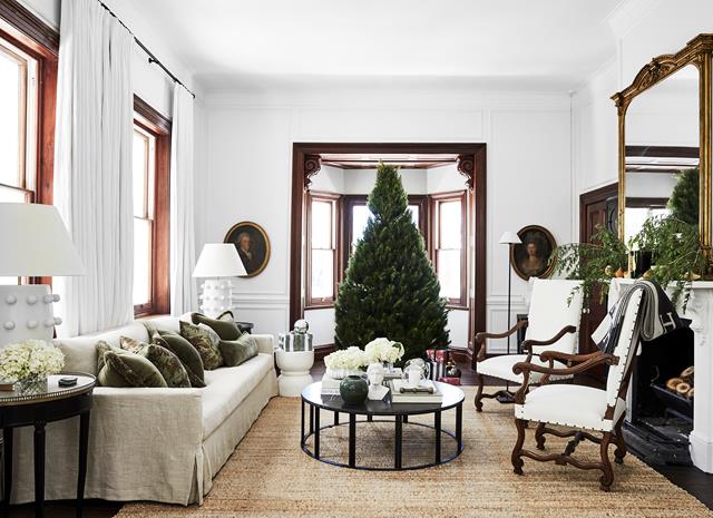 Chic country Australian home with a festive touch
