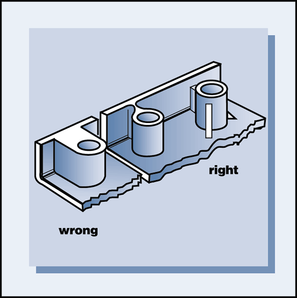 Mold technology: Bosses