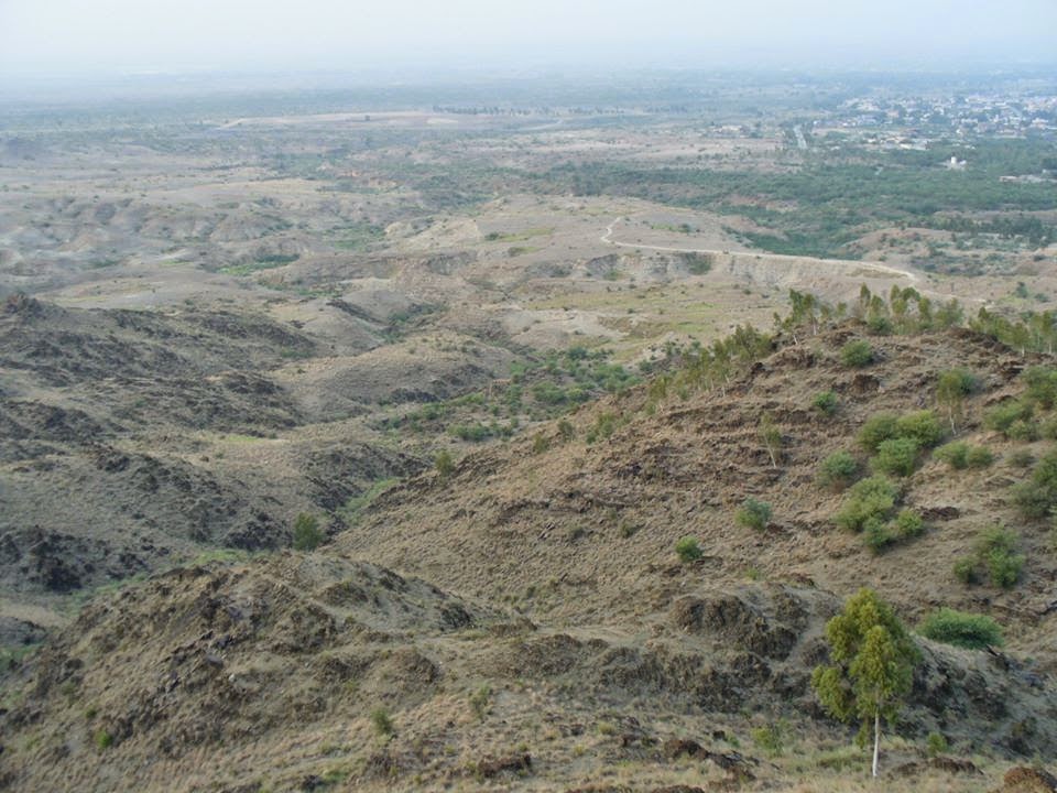 An Aerial View of Kaka Sahib Hills