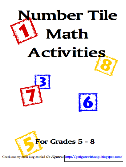 3-6 Free Resources: Number Tiles Problem Solving