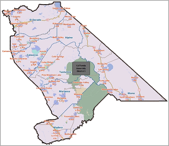 Copper Gazette: The New 5th Assembly District Map