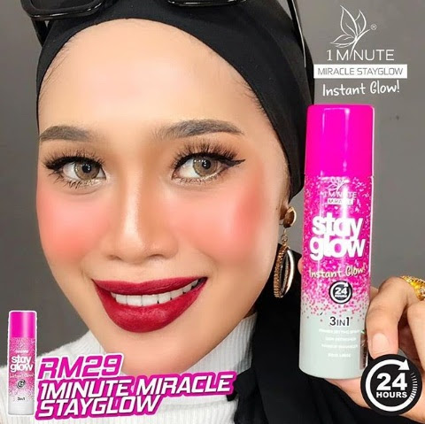 1 MINUTE MIRACLE STAY GLOW SETTING SPRAY