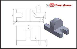 Tutoriales Básicos de Solidworks: Dibujos para practicar.