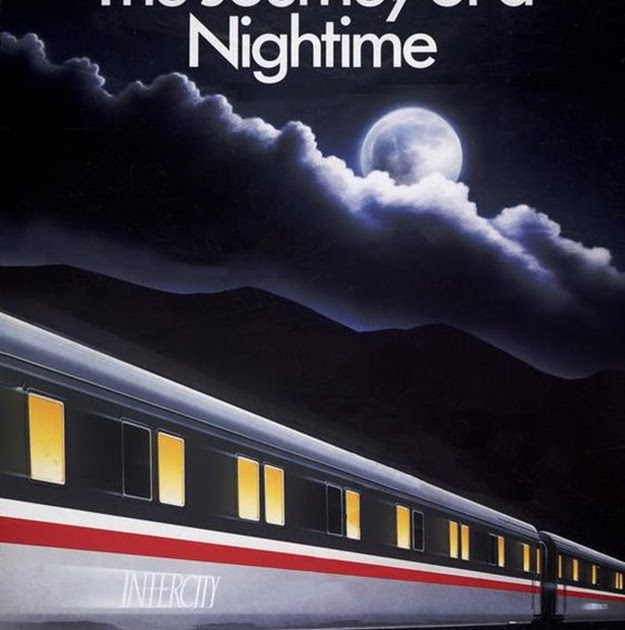 transpress nz: British Rail Intercity night sleeper poster, 1988