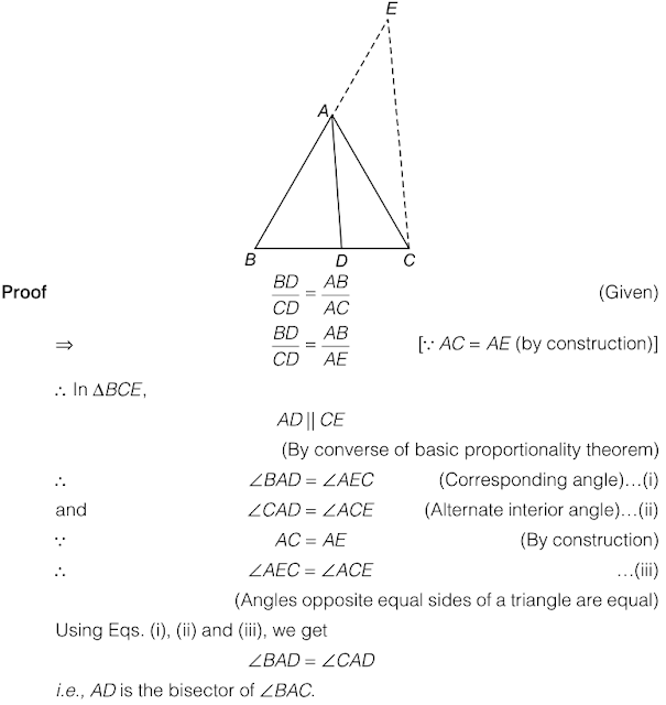 NCERT Solutions for Class 10 Maths Chapter 6 Triangles