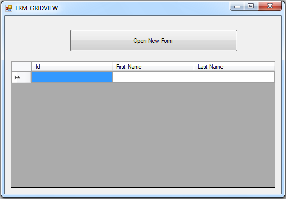 Add Row To Datagridview From Another Form In C C Java Php Programming Source Code