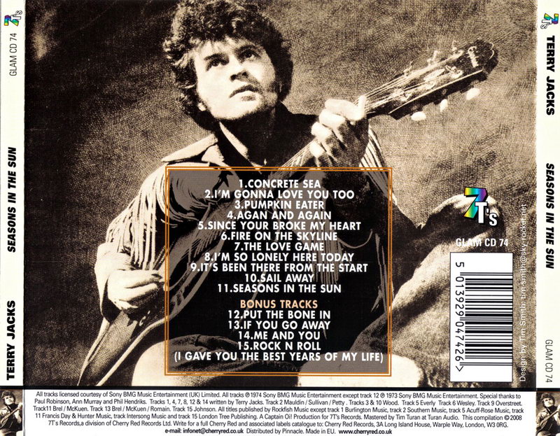 ENTRE MUSICA: TERRY JACKS - Seasons in the sun (1974)