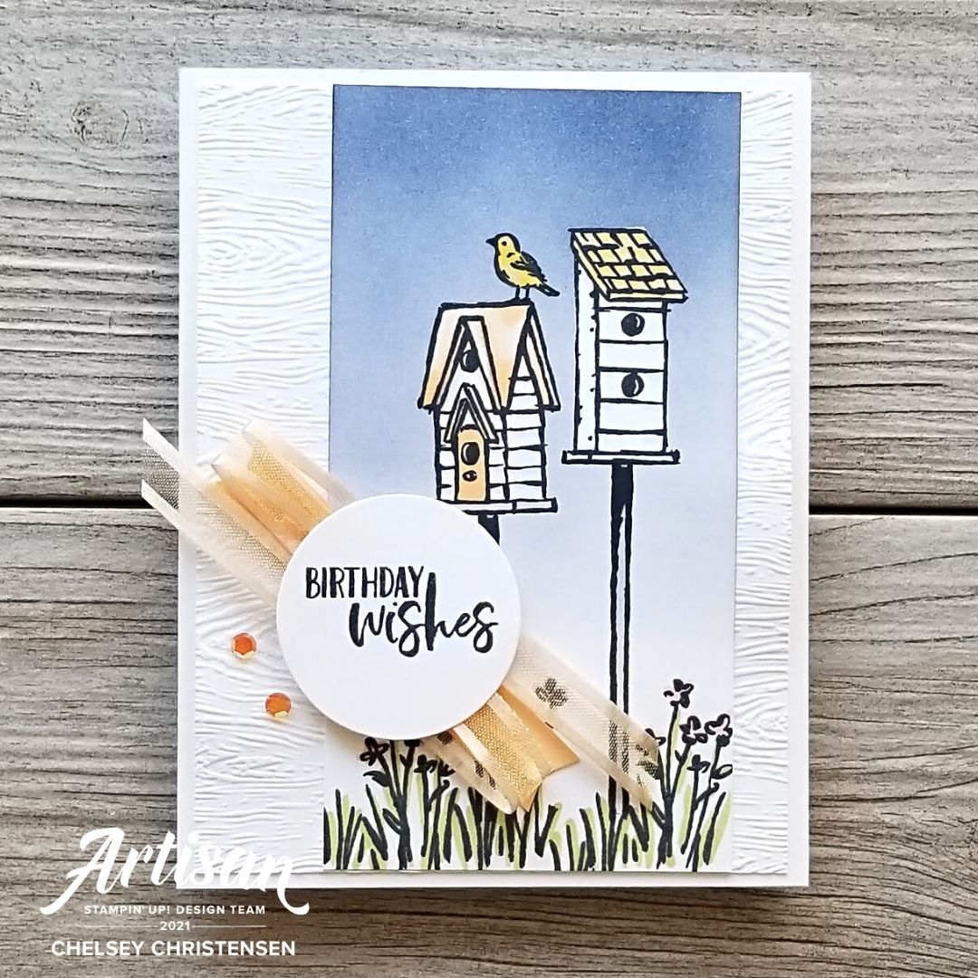 Creative Chelsey: Garden Birdhouses Stamp Simple Stamping & Easy Card ...