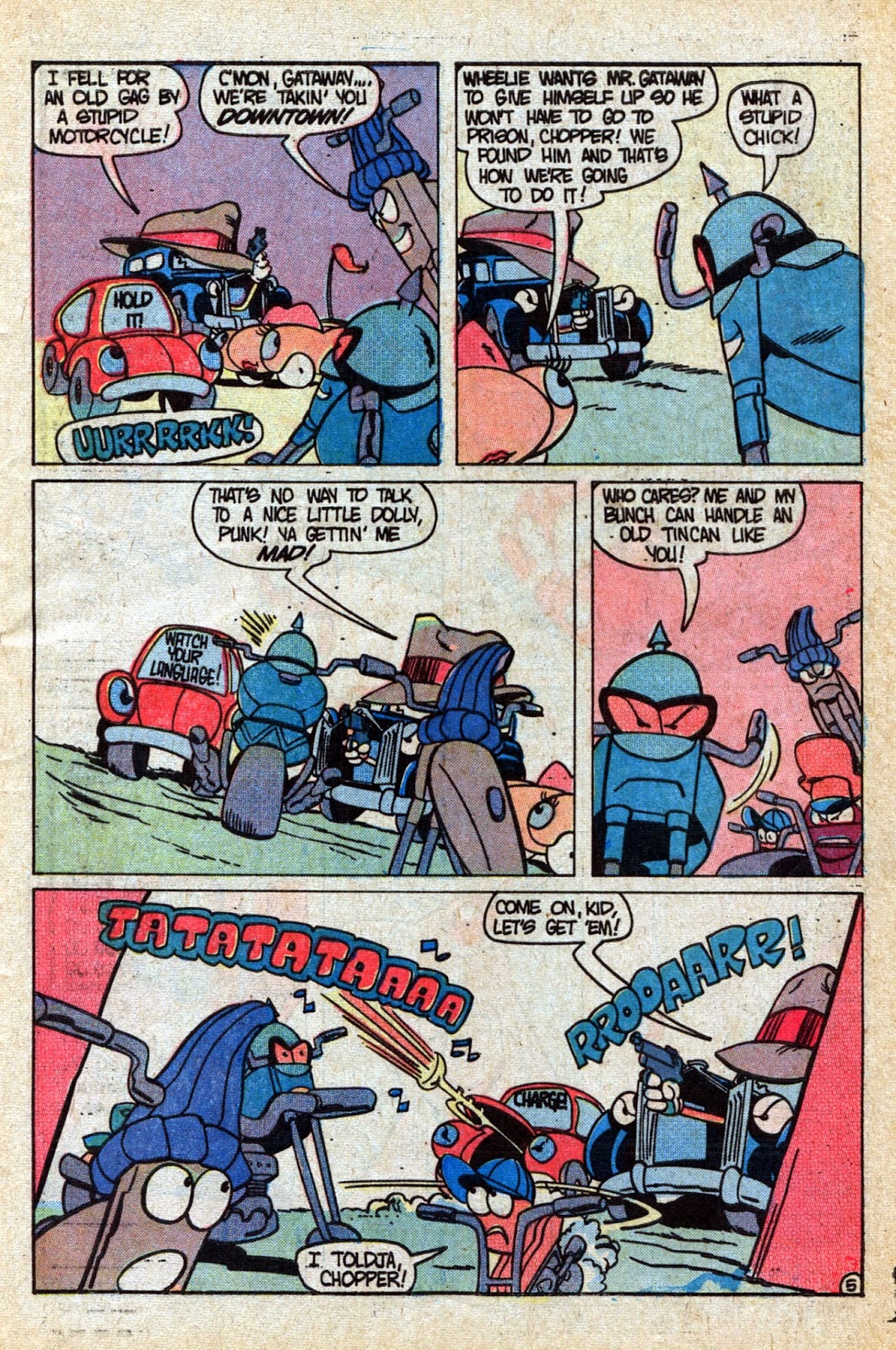 THE CHARLTON COMICS READING LIBRARY: WHEELIE AND THE CHOPPER BUNCH #1 ...