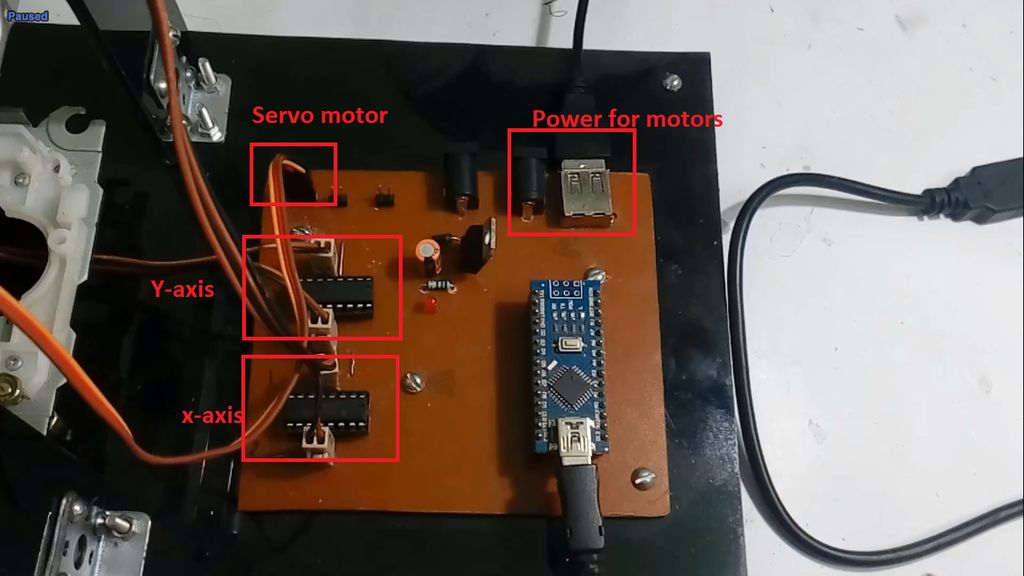 Arduino Microcontroller: Arduino Based CNC Machine Made from old DVD writer