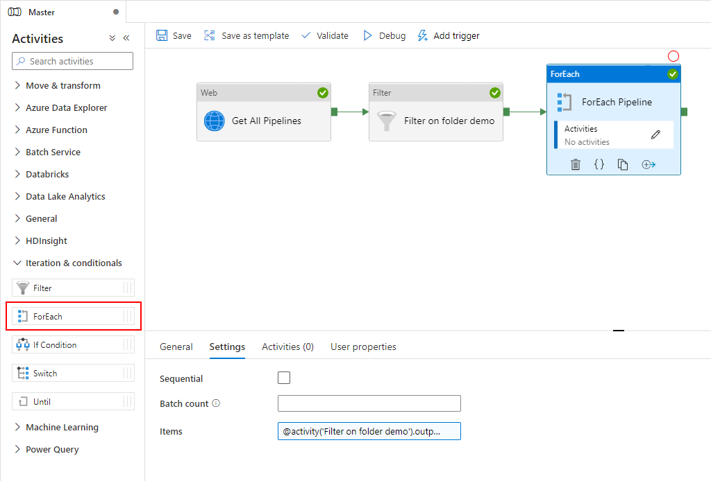 Microsoft Bi Tools Adf Looping Through Pipelines And Execute Them