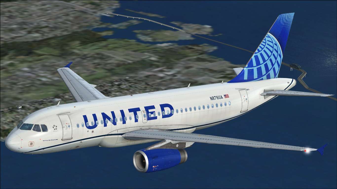 Texturas Brasileiras: United Airlines (circa 2019) N876UA Airbus A319
