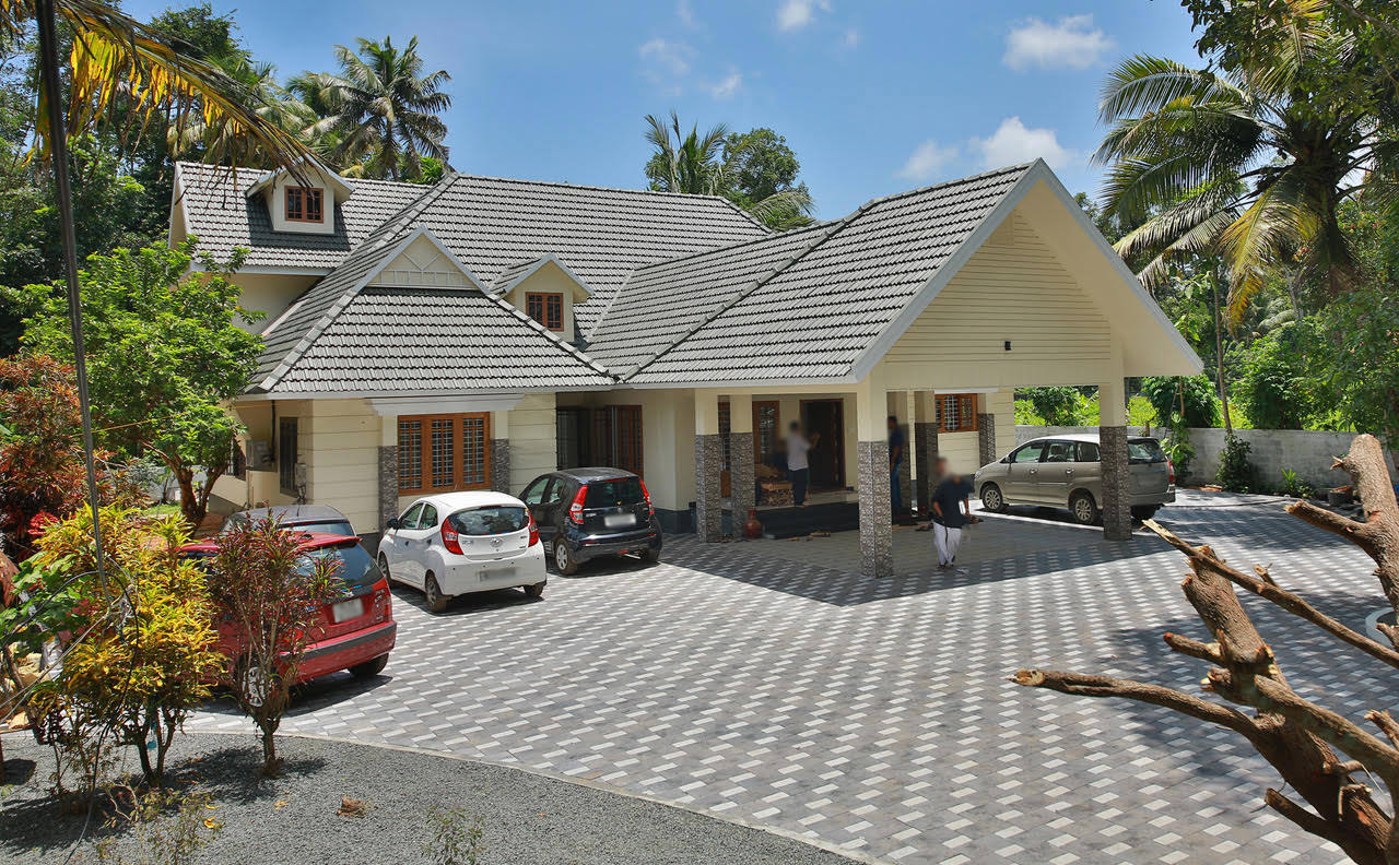 Finished house at Alappuzha - Kerala Home Design and Floor Plans - 9K ...