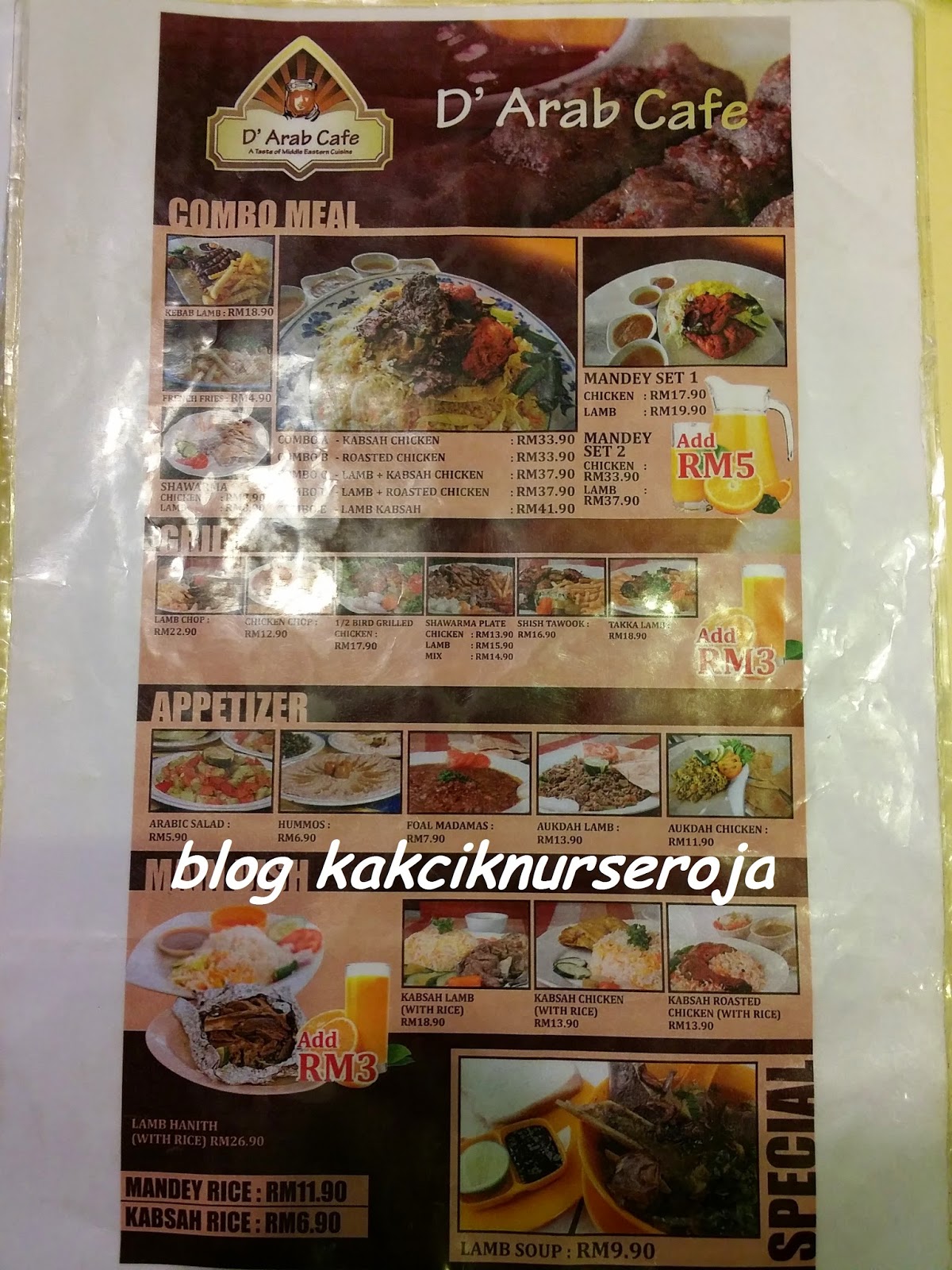 KAKCIK SEROJA: D'Arab Cafe, Seksyen 13 Shah Alam...