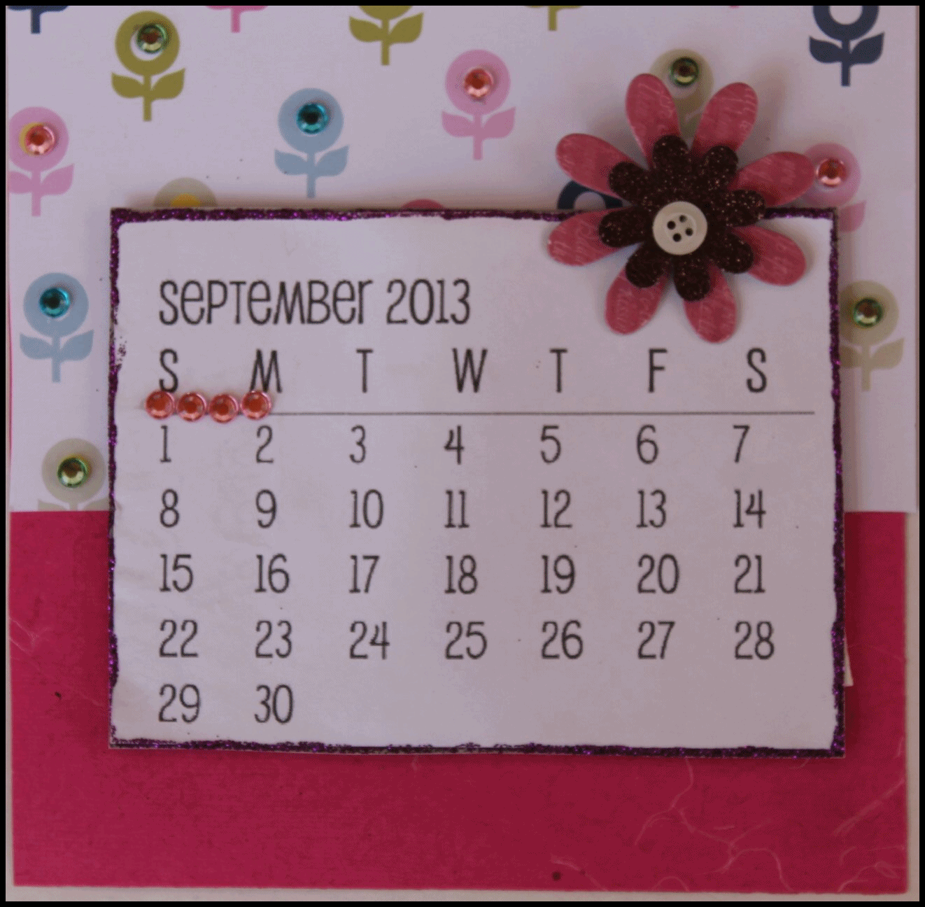 Paper Fantasees - The Craft Blog: Handmade Calendar 2013