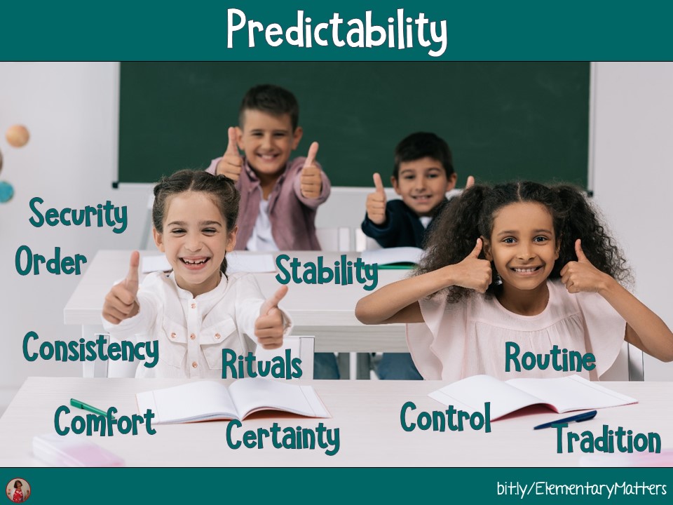 Elementary Matters: Predictability and Novelty