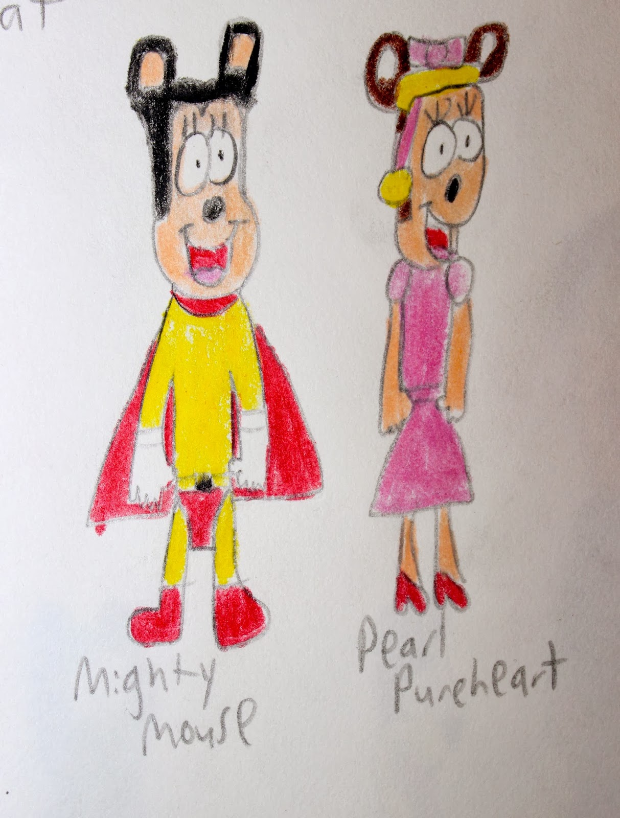 Franklin's World of Cartoons: Mighty Mouse and Pearl Pureheart