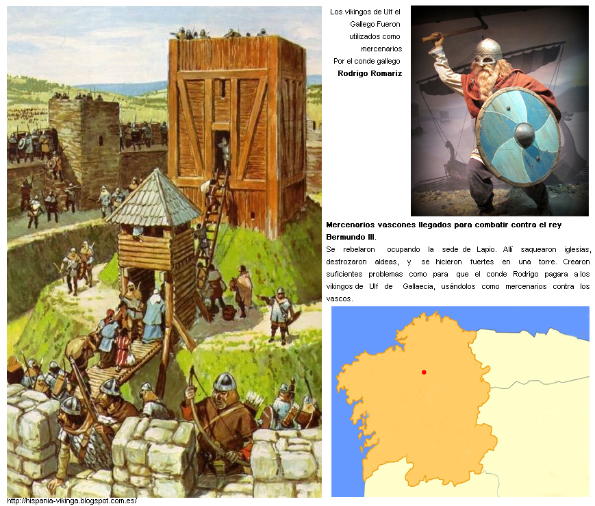 Hispania de los Vikingos : Vascones en la torre de Lapio contra Vikingos